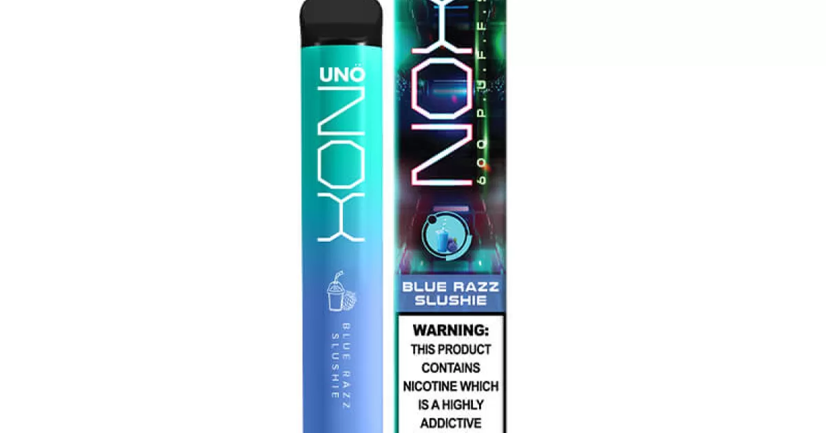 UNO NOX Disposable Blue Razz Slushie Flavour - Vape UNO UK