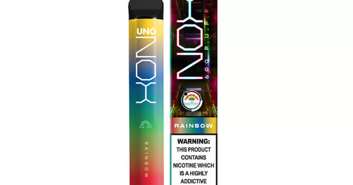 UNO NOX Disposable Rainbow Flavour - Vape UNO UK