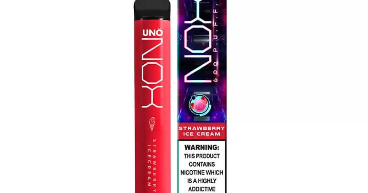 UNO NOX Disposable Strawberry Ice Cream Flavour - Vape UNO UK