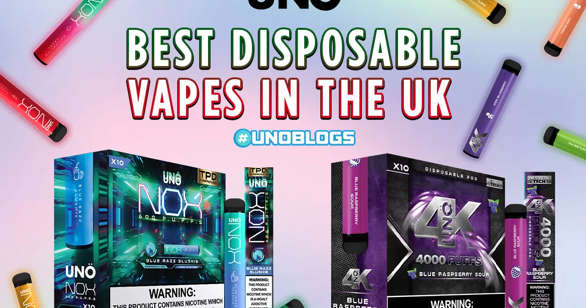 Top Picks: Best Disposable Vapes in the UK - Vape UNO UK