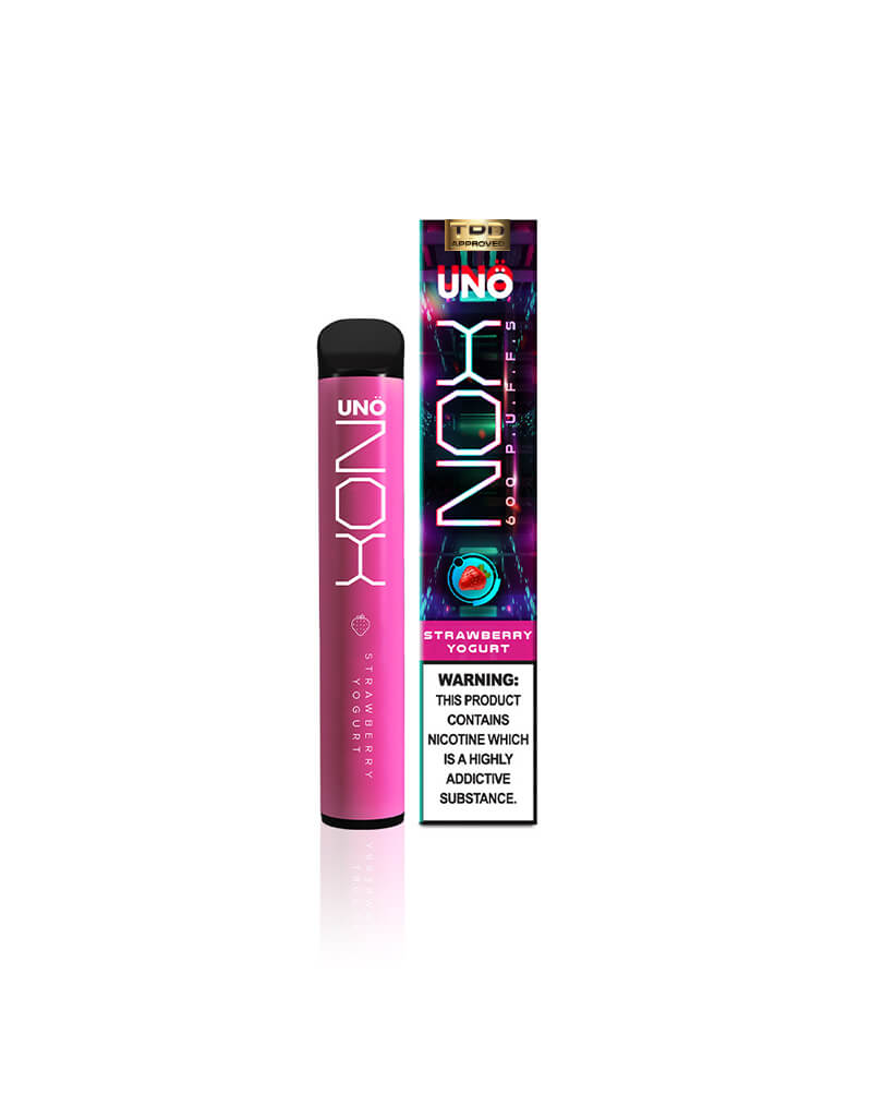 UNO NOX Disposable Strawberry Yogurt Flavour - Vape UNO UK